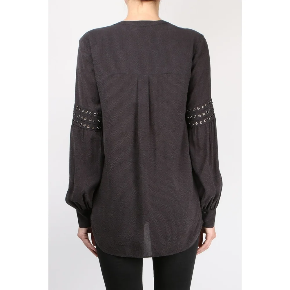 Veronica Beard | Tops | Veronica Beard Willa Eyelet Hardware Trim ...